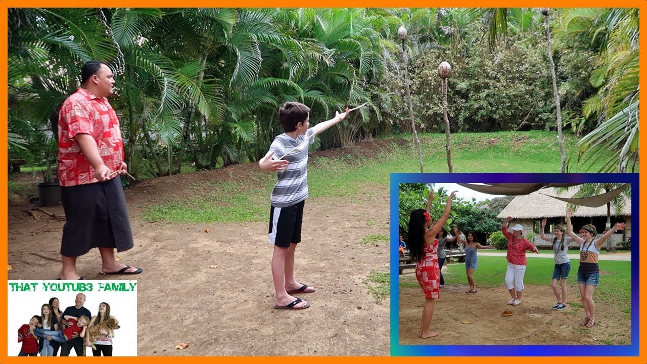 Spear Throwing And Dancing At The Polynesian Cultural Center / That ...