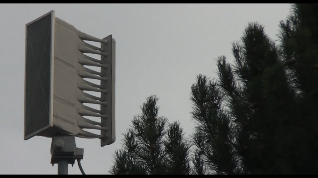FAILED Whelen 3016 Tornado Siren Test (Ambiance) Aurora, CO - YouTube