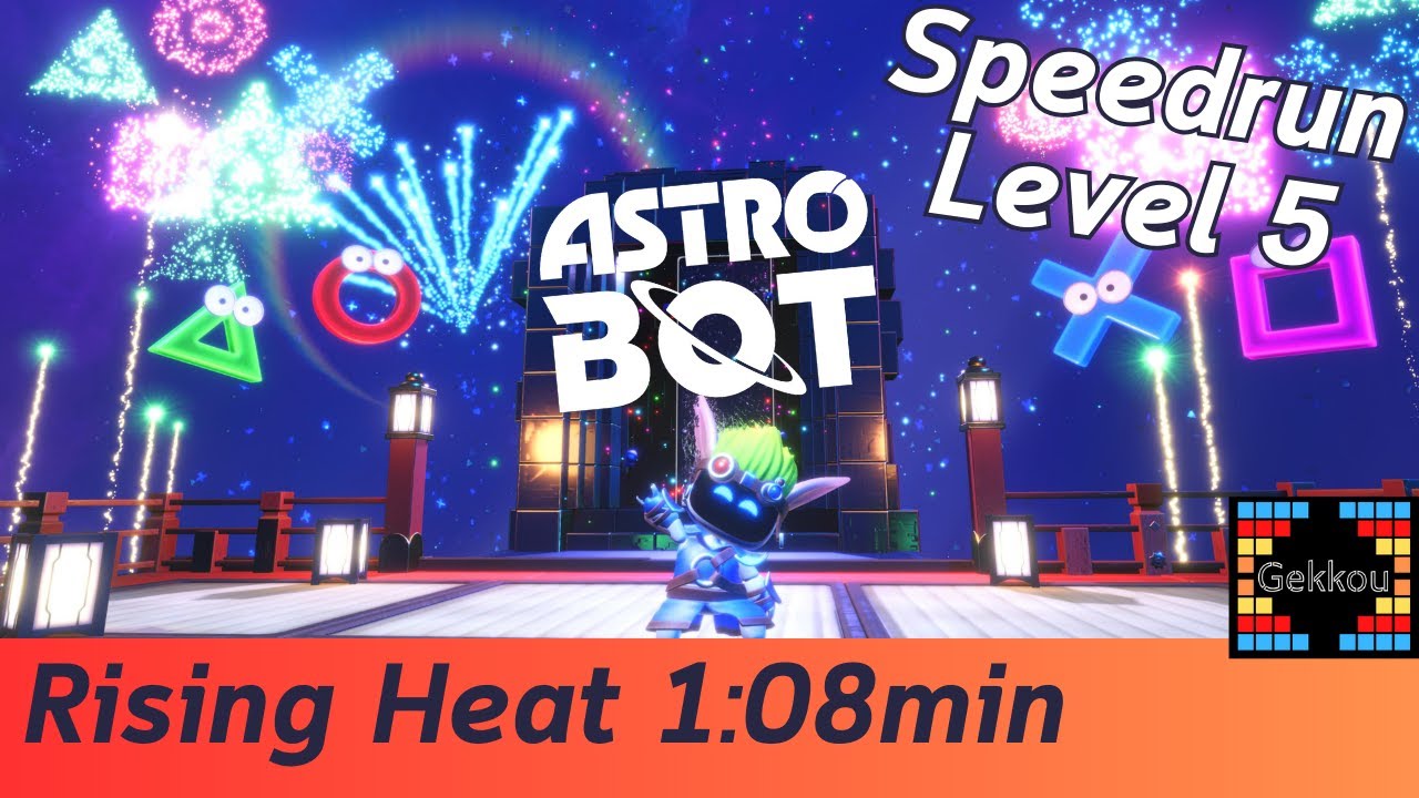 Astro Bot Speedrun Level 5: Rising Heat by Gekkou (1:08min) - YouTube