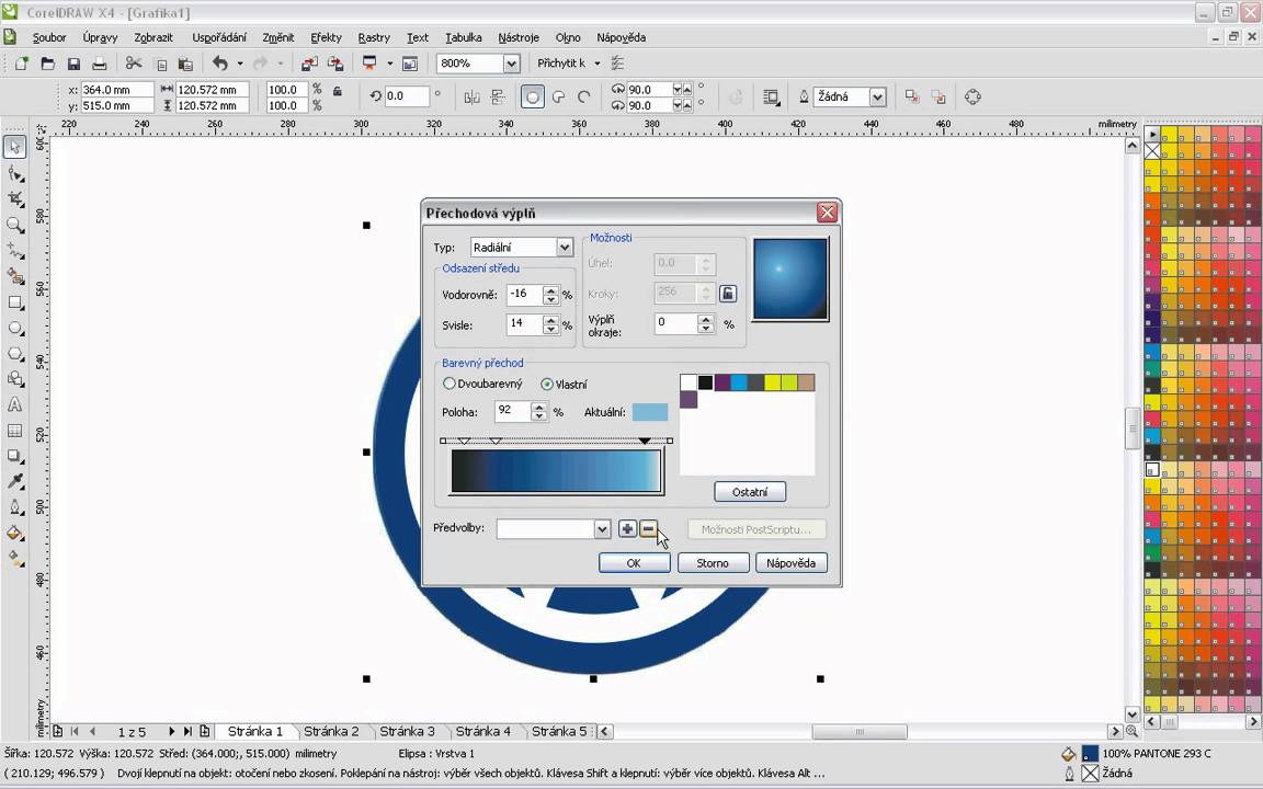 2. Corel Draw X4 tutorial - Volkswagen logo - YouTube