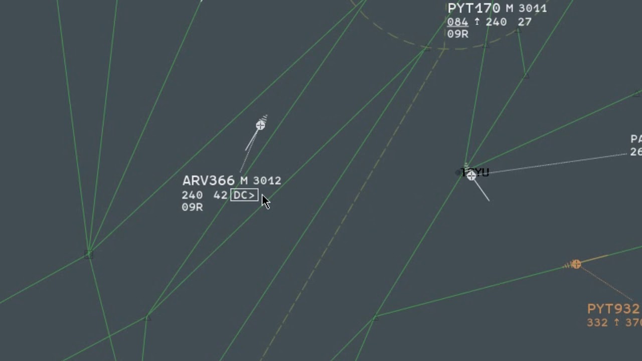 TopSky ATC Demo Intersector Coordination Tool - YouTube