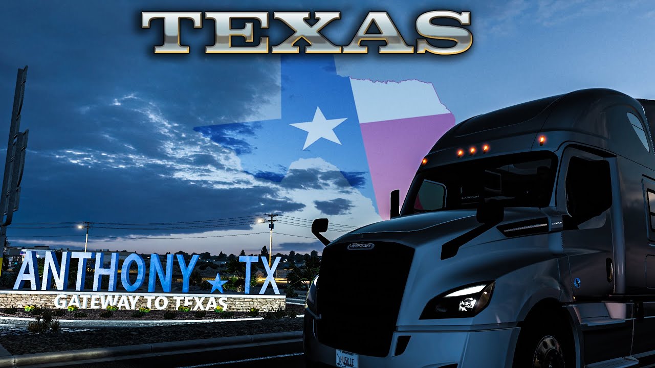 First Time in TEXAS! - American Truck Simulator Texas DLC - YouTube