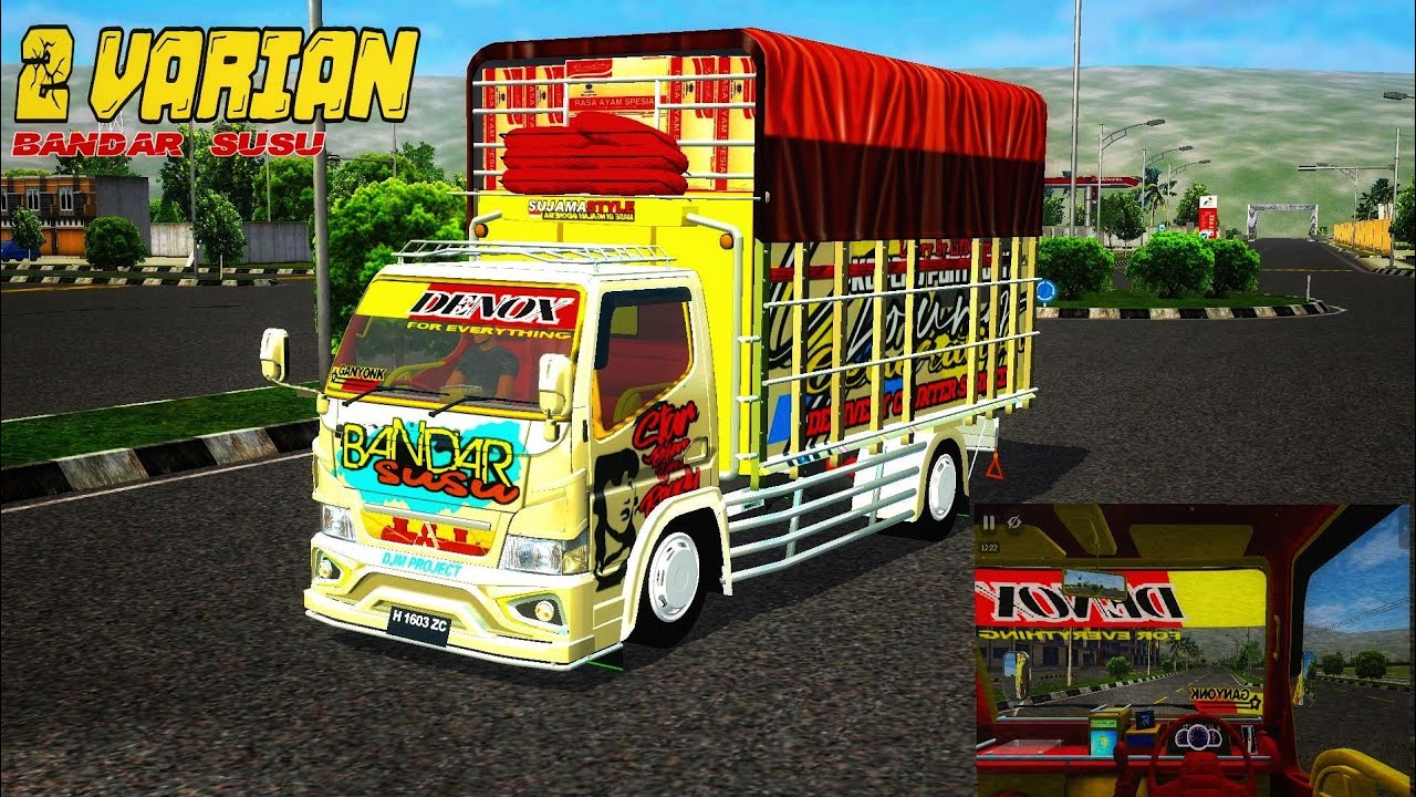 SHARE MOD BUSSID CANTER BANDAR SUSU | 2 VARIAN | FULL LED | MOD ...