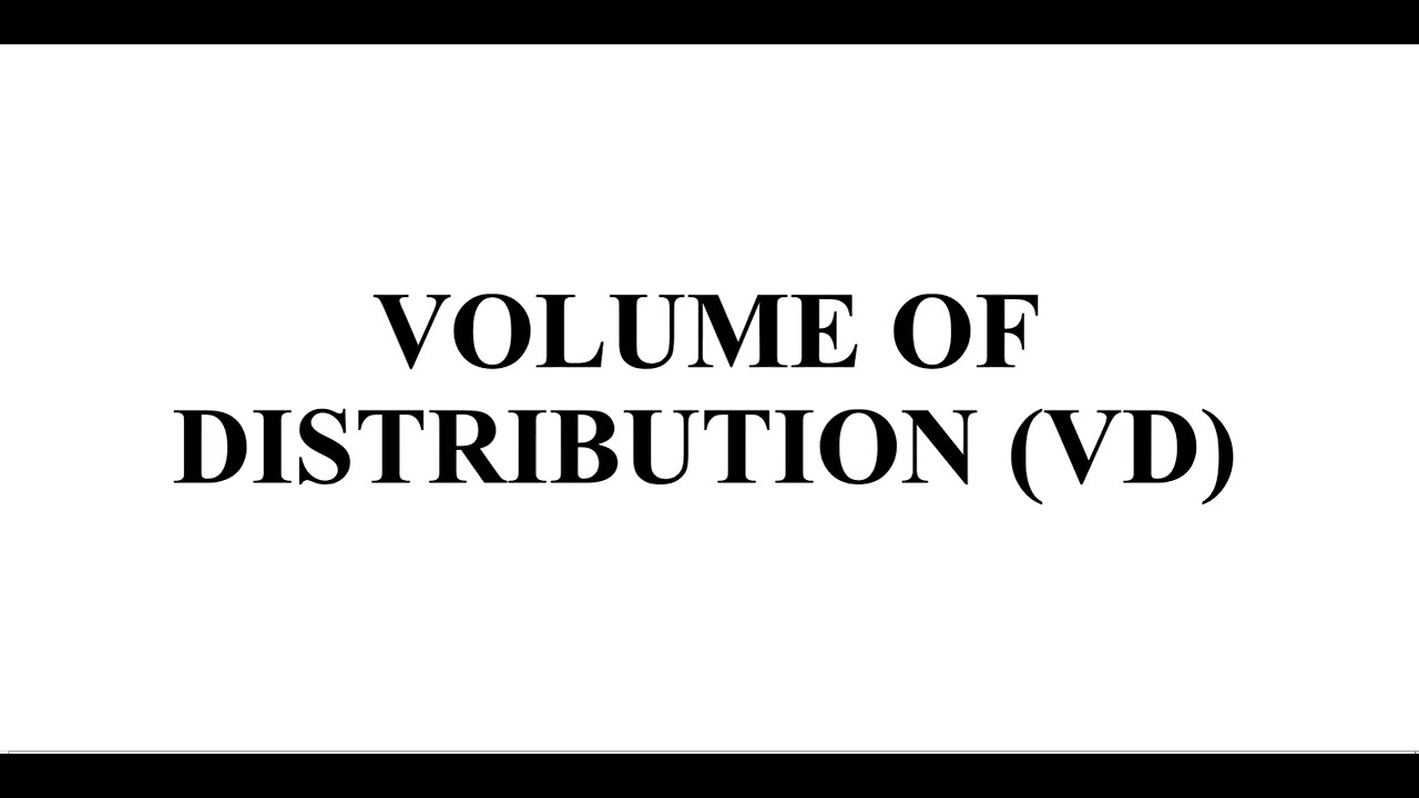 volume of distribution and its importance - YouTube
