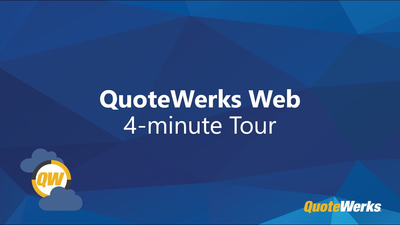 QuoteWerks Web 4-minute Tour - Sales Quoting and Proposal Software ...