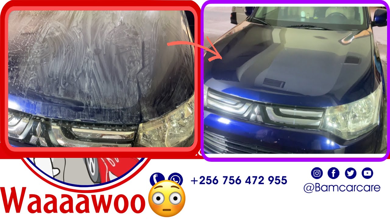 How to cut a car with paper before polish - YouTube