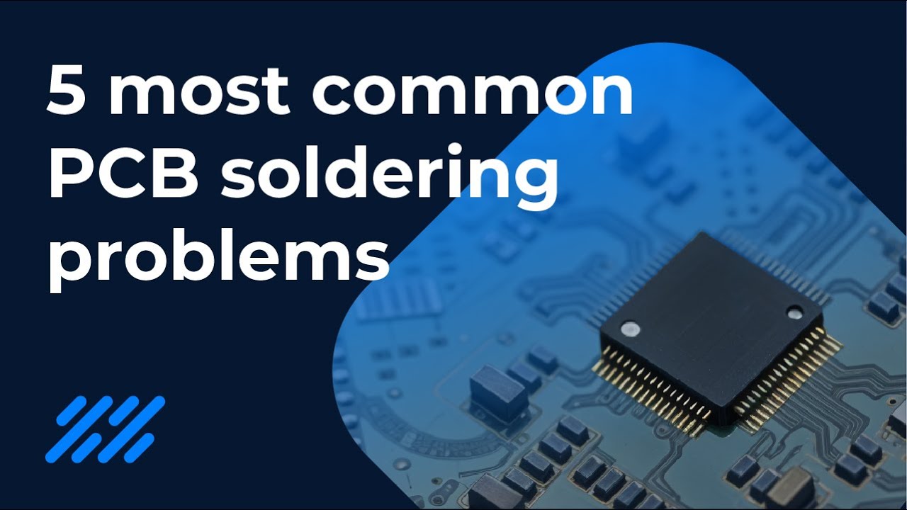 5 most common PCB soldering problems - YouTube