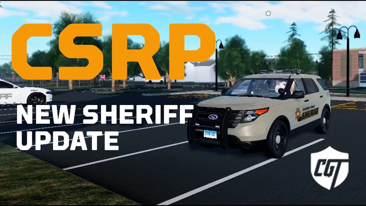 ROBLOX : CONNECTICUT STATE ROLEPLAY — NEW SHERIFF UPDATE! - YouTube