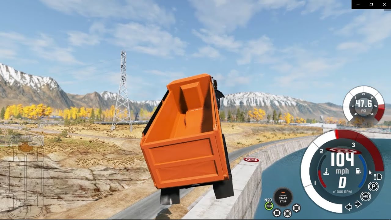 BeamNG Grid Map Test! - BeamNG Drive Crash Course - BeamNG Drive #7 ...
