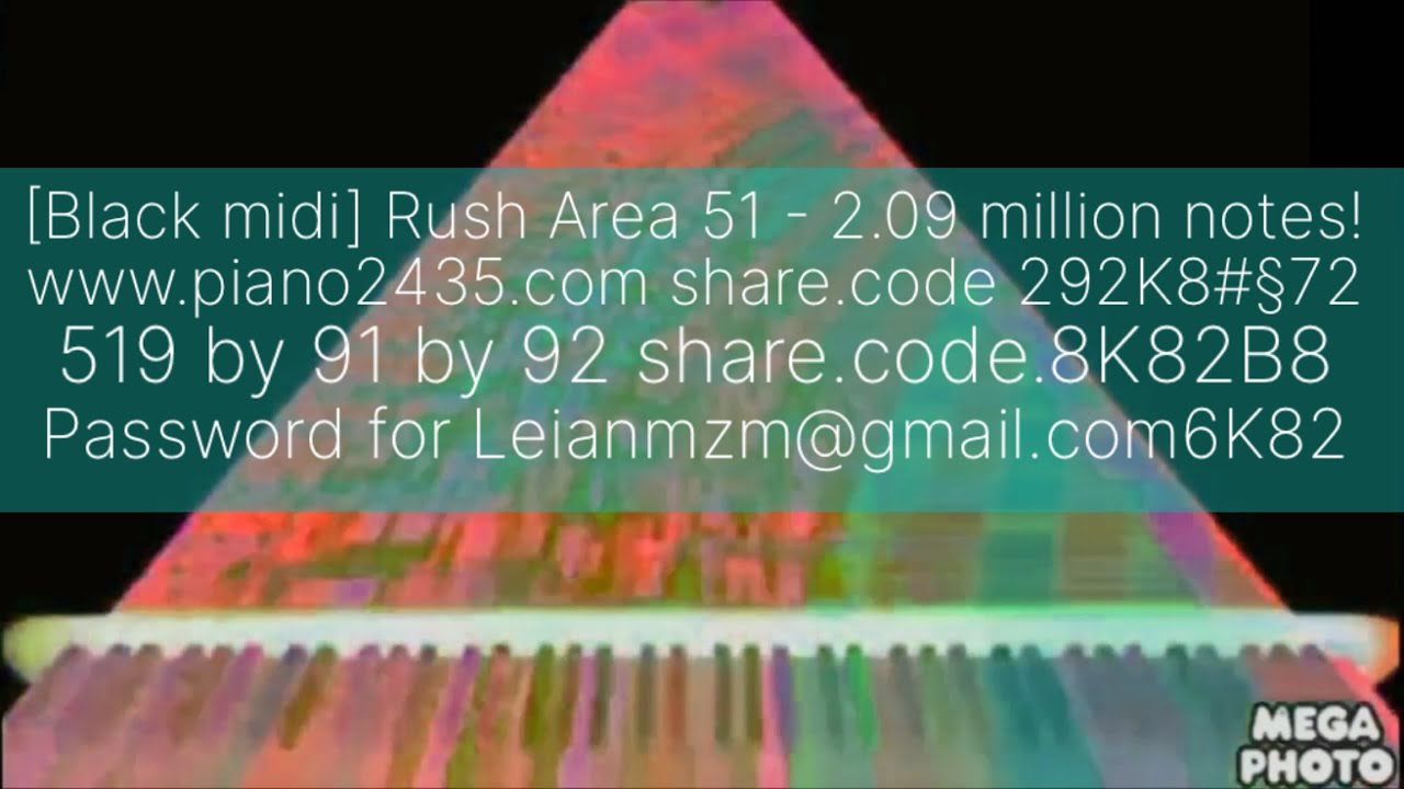 [Black Midi] Rush Area 51 - 2.09million - notes! - YouTube