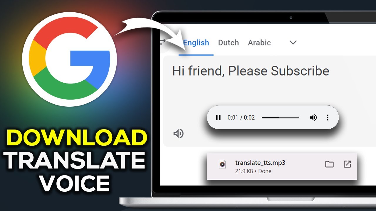 How To Download Google Translate Voice in Mp3 - Easy guide - YouTube