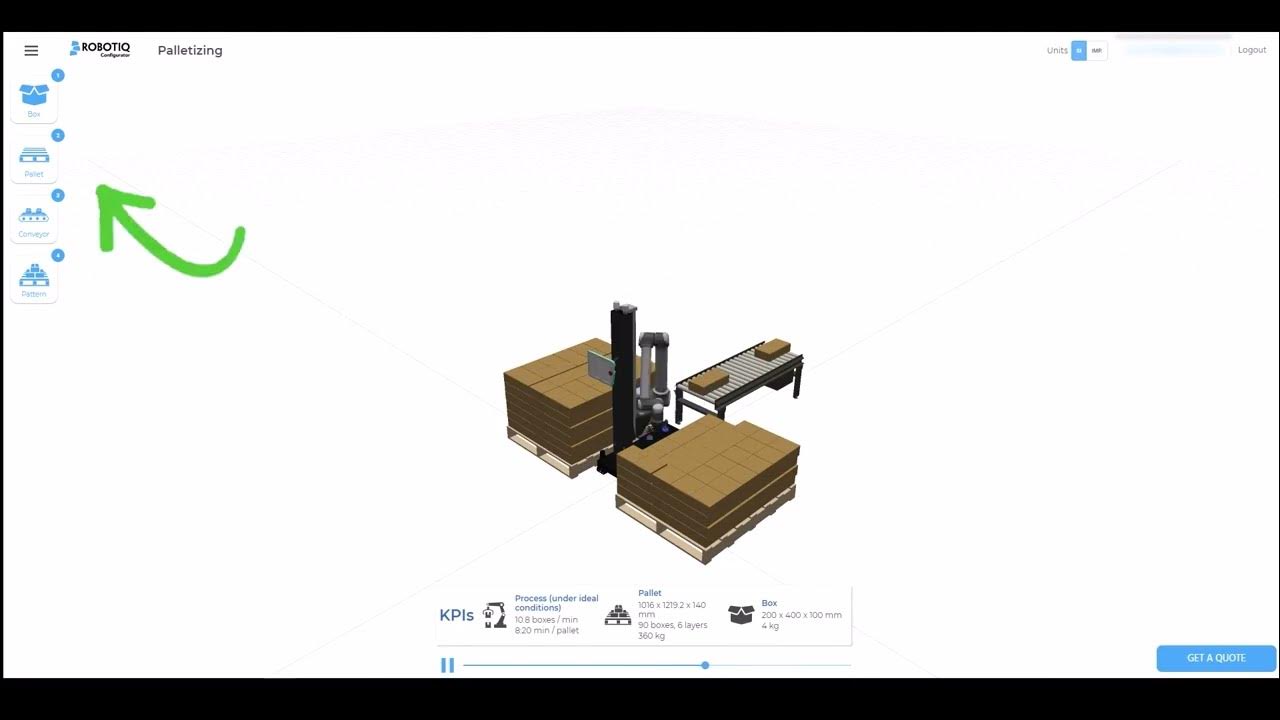Robotiq Palletizing Configurator Overview video - YouTube