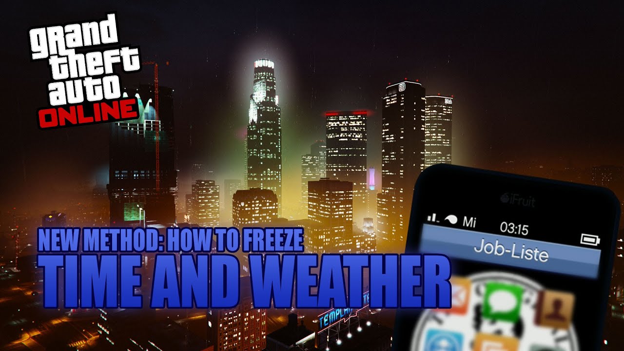 *PATCHED* New Method: How to freeze Time and Weather in Online Mode ...