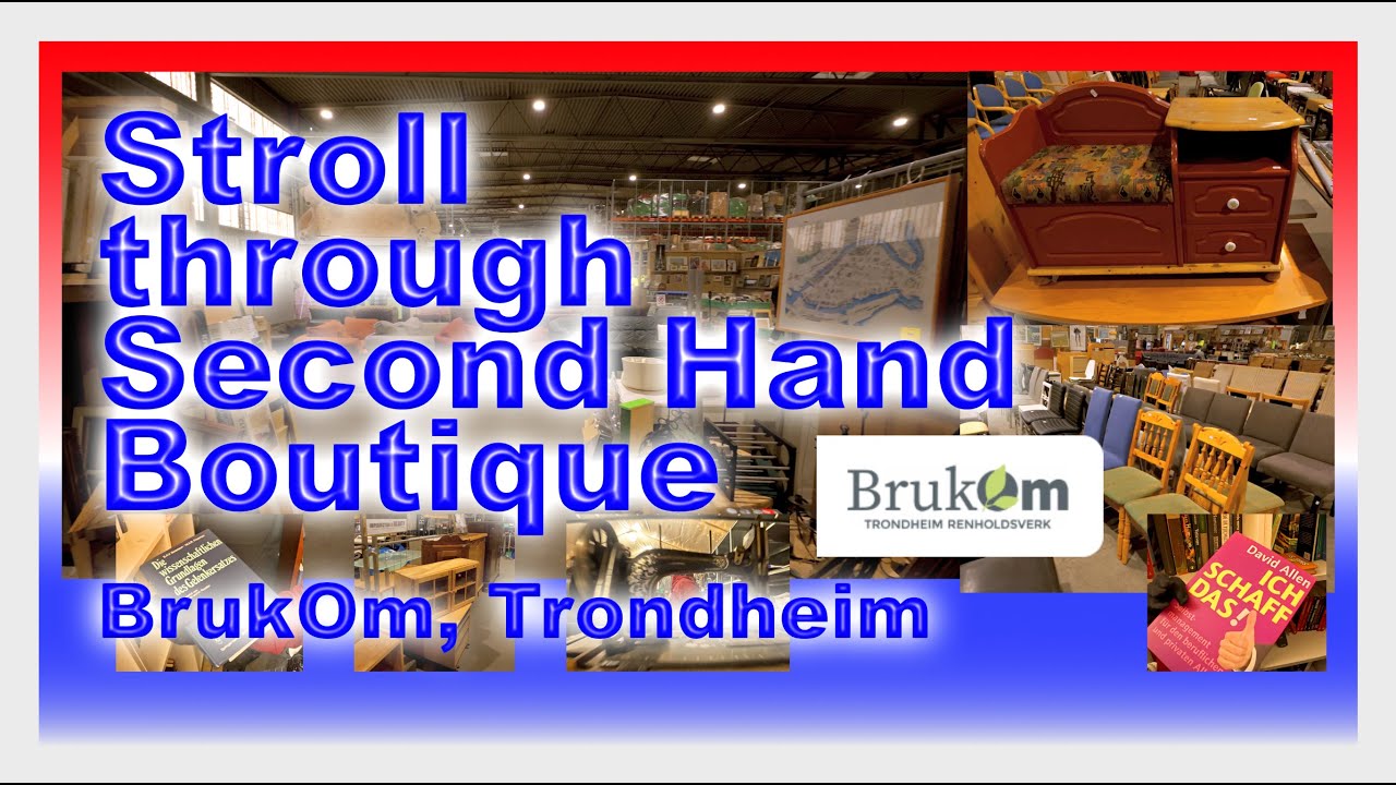 Stroll through Second Hand Boutique in Trondheim - YouTube