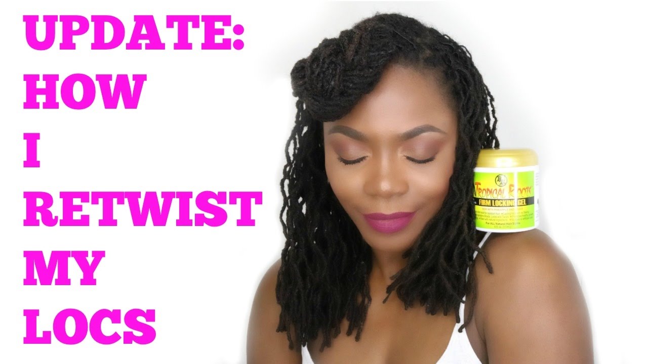 Update: How I RETWIST my LOCS/Jungle Barbie - YouTube