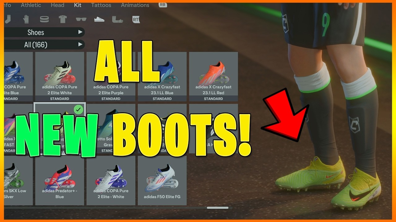 EA Sports FC 25 - All NEW Boots - YouTube