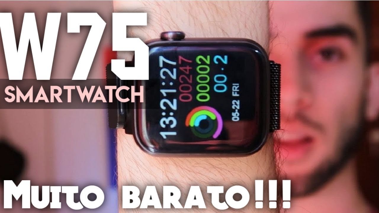 W75 "APPLE WATCH" DA ALIEXPRESS FIQUEI SURPRESO!! VALE A PENA?! - YouTube