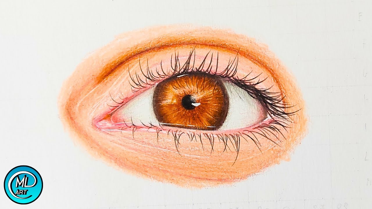 Come disegnare un OCCHIO MASCHILE | Tutorial disegno realistico a ...