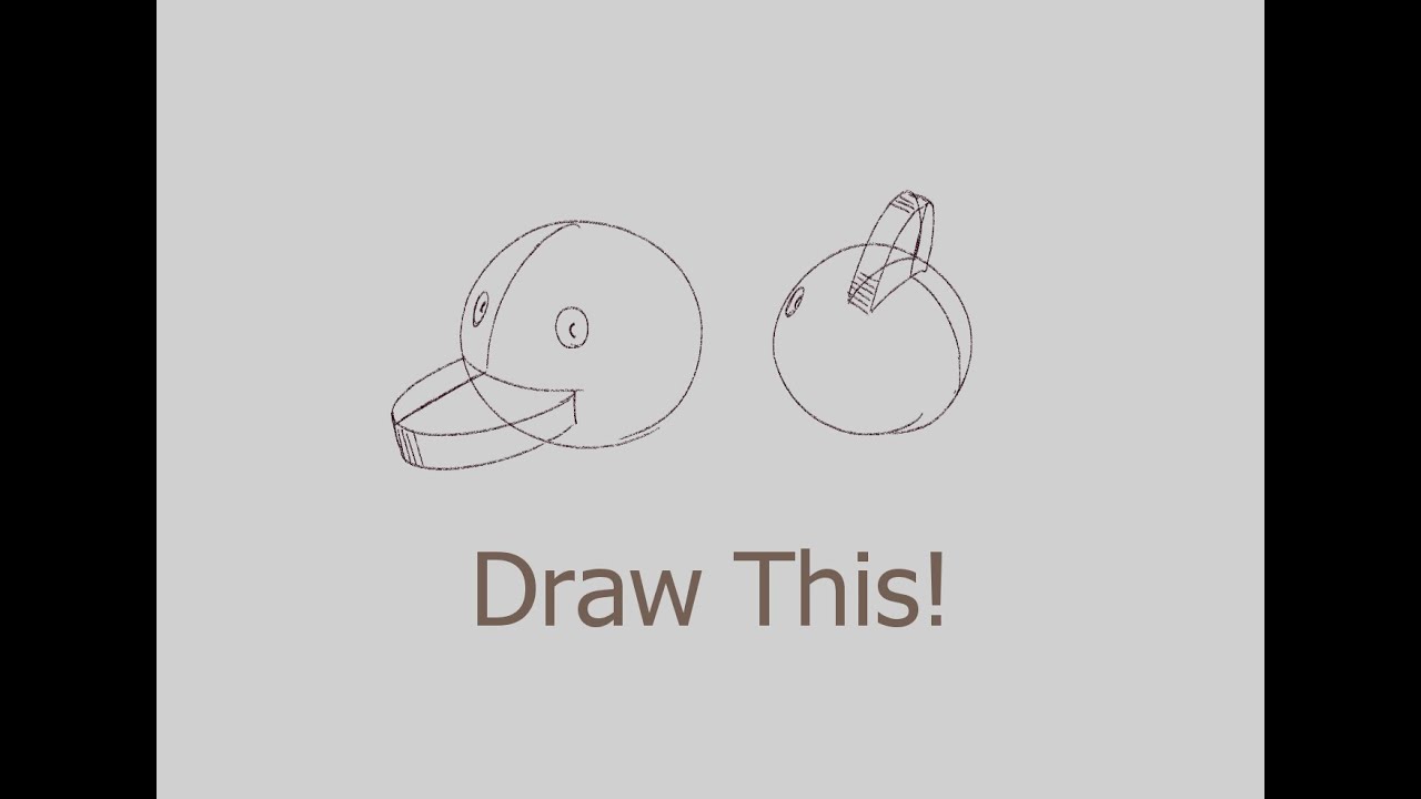 Daily Doodles #32 - Simple Duck Head (Improve your skills) - YouTube