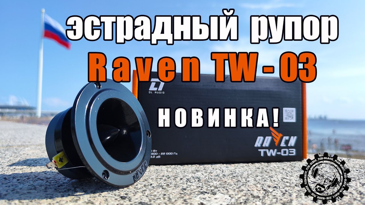 Новинка! Raven TW-03 эстрадный рупор от компании DL Audio - YouTube