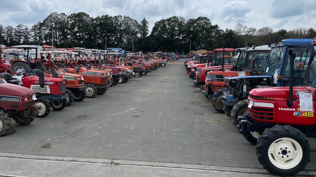 Farm Tractors Stock in Japan | Japanese Brands Tractors For Export ...