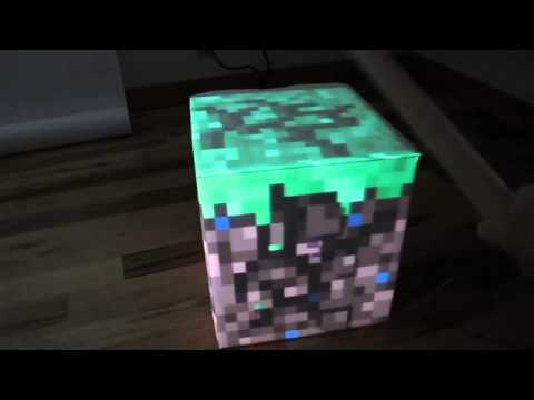 Real Life minecraft Block - YouTube