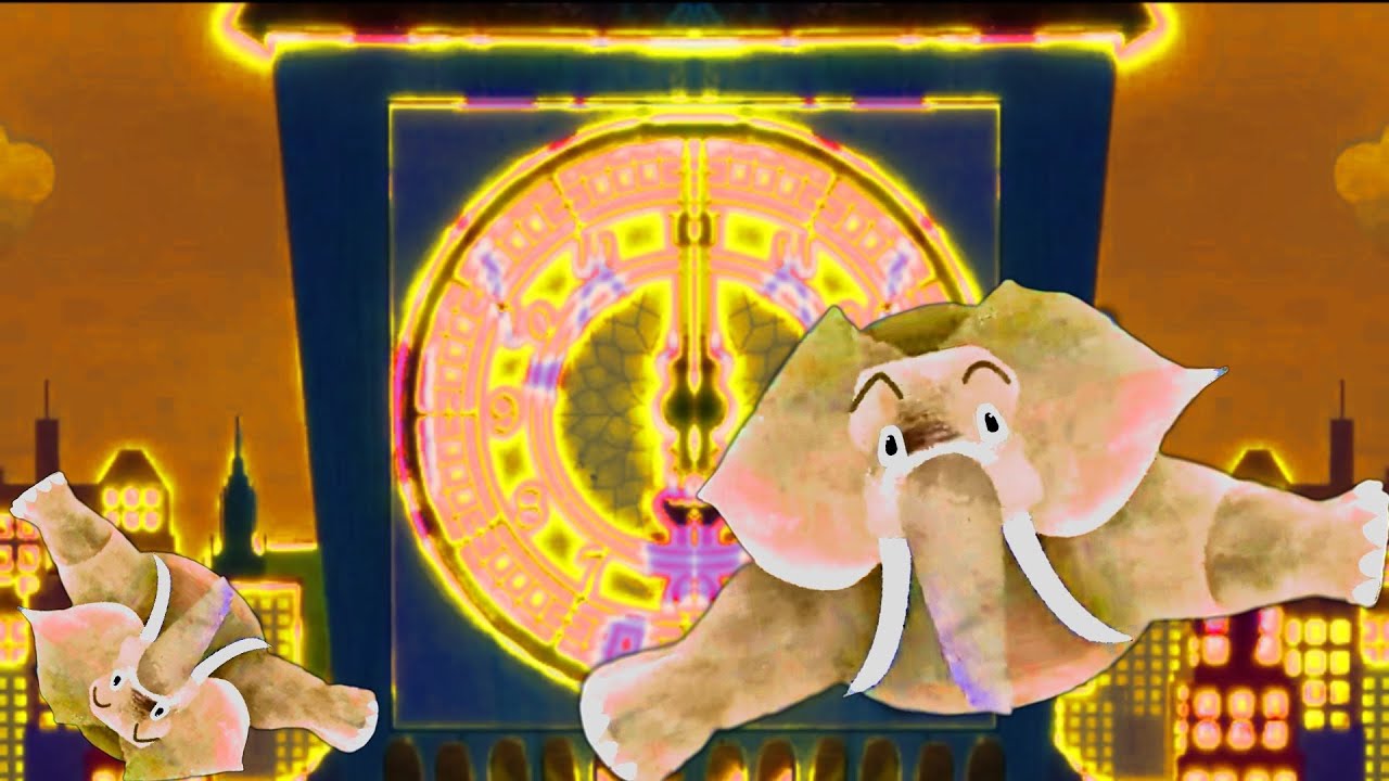 ELEPHANT FALLING DOWN+HICKORY DICKORY DOCK +BLUE MIRROR+GREEN ...