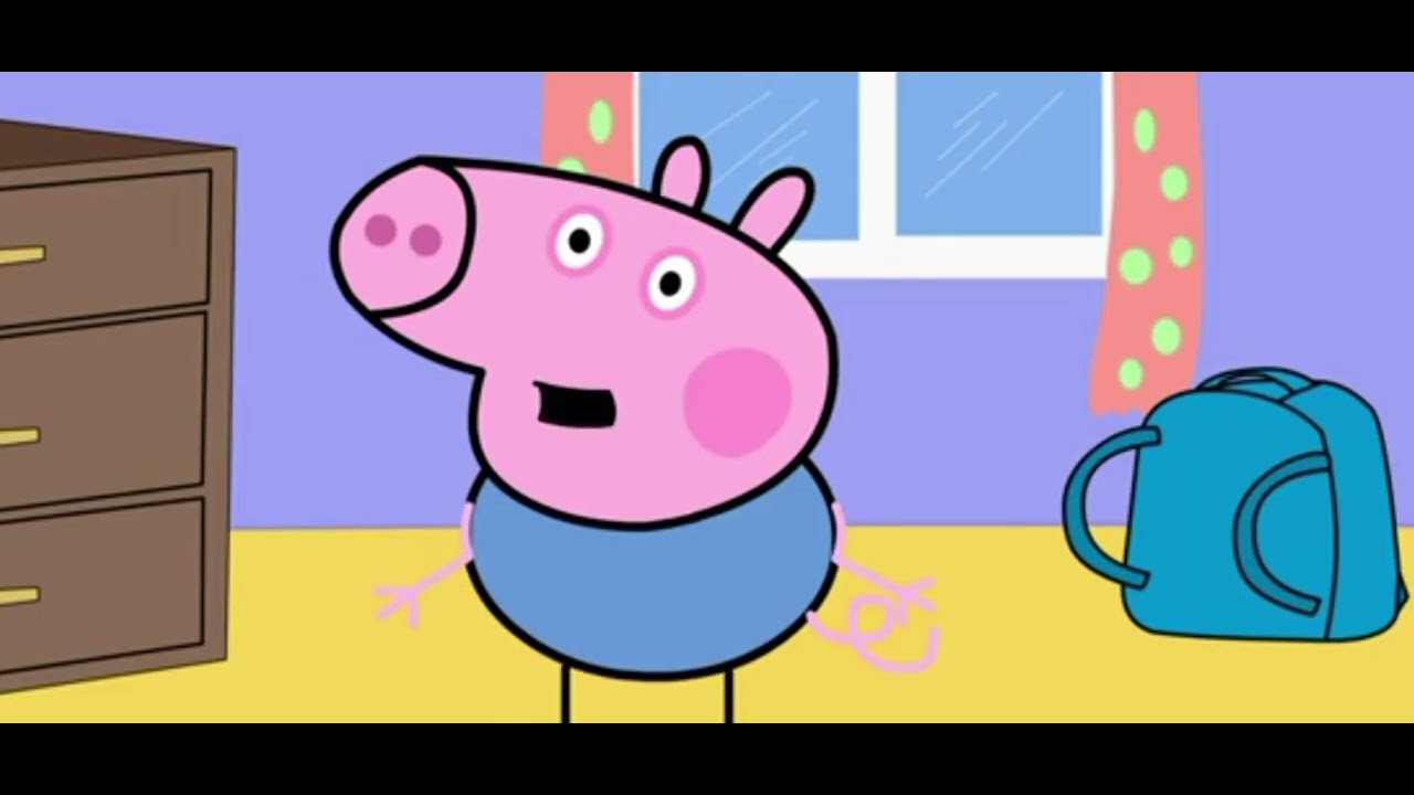 goerge no quiere ir a la escuela 😂😂 - YouTube