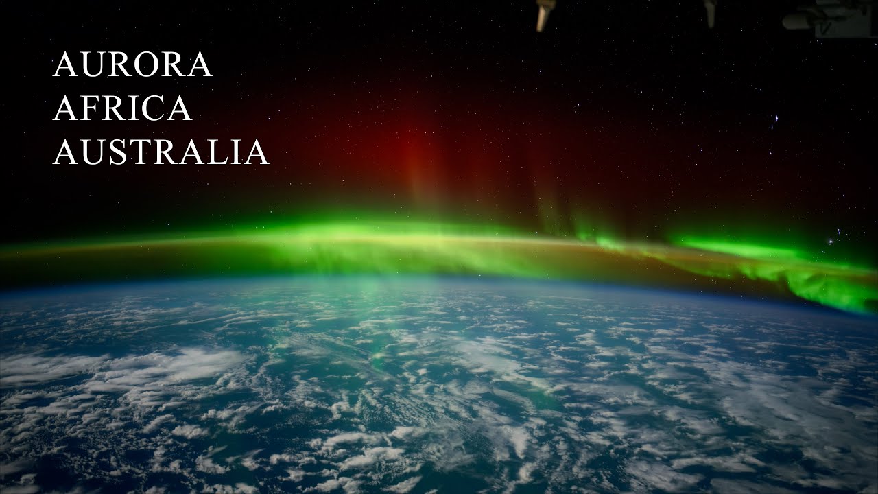 ISS - Aurora Africa Australia · 4K - YouTube