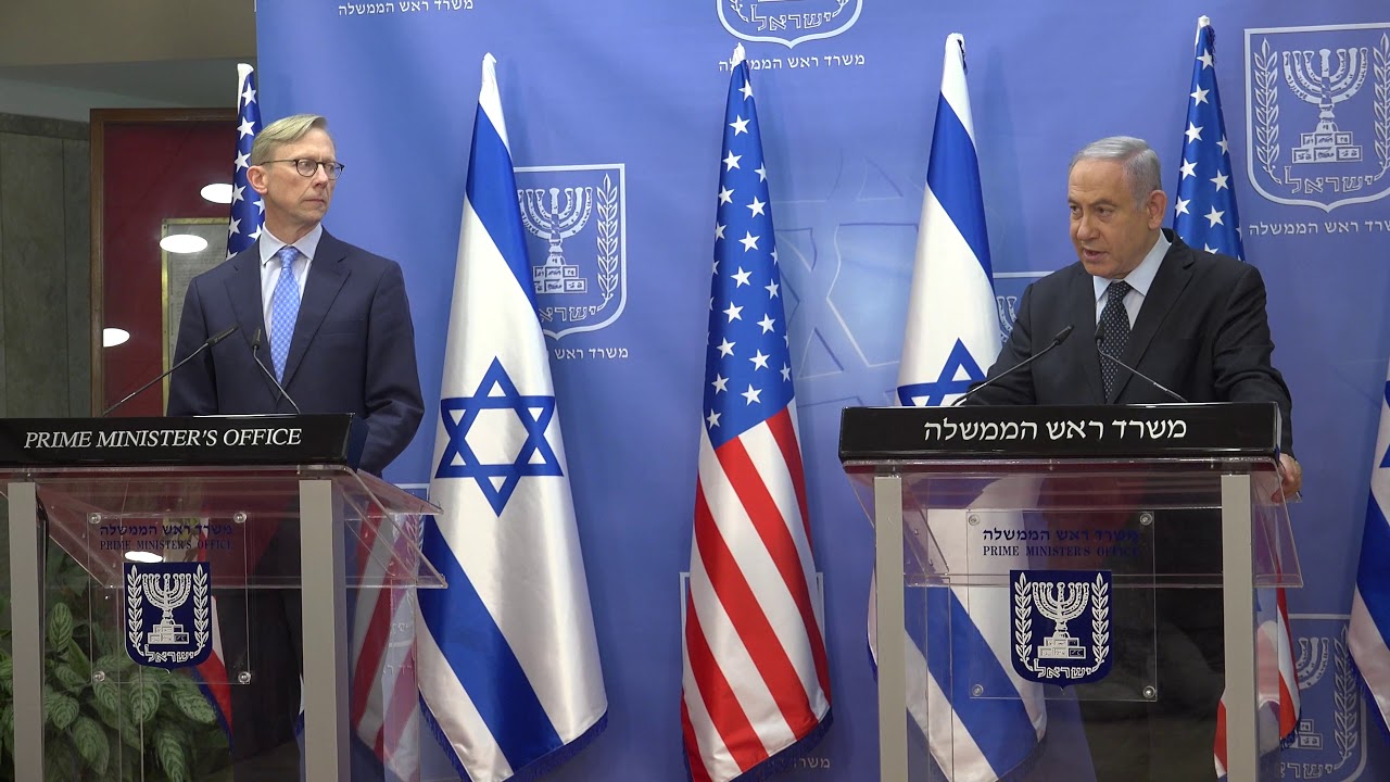 Brian Hook, U.S. Special Representative for Iran, meets with Israeli PM ...