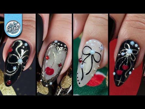 Fin-Tastic | Christmas Nail Decoration Ideas 2024 || Best Holidays Nail Art Compilation.