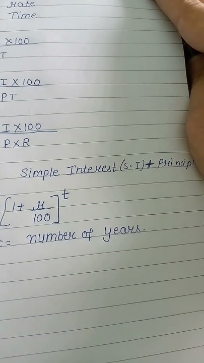 simple interest - YouTube