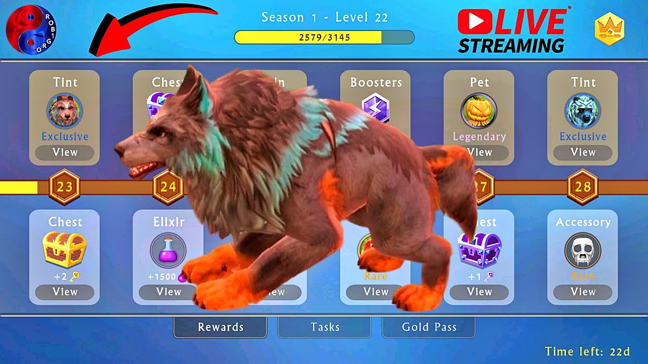 🔴 LIVE | WildCraft: Daily Tasks - New Wolf Tint Red Exclusive & The ...