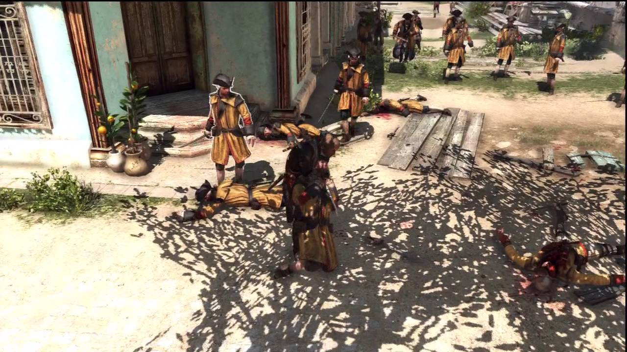 AC4 - Drake Armor/Weapons DLC Combat - YouTube