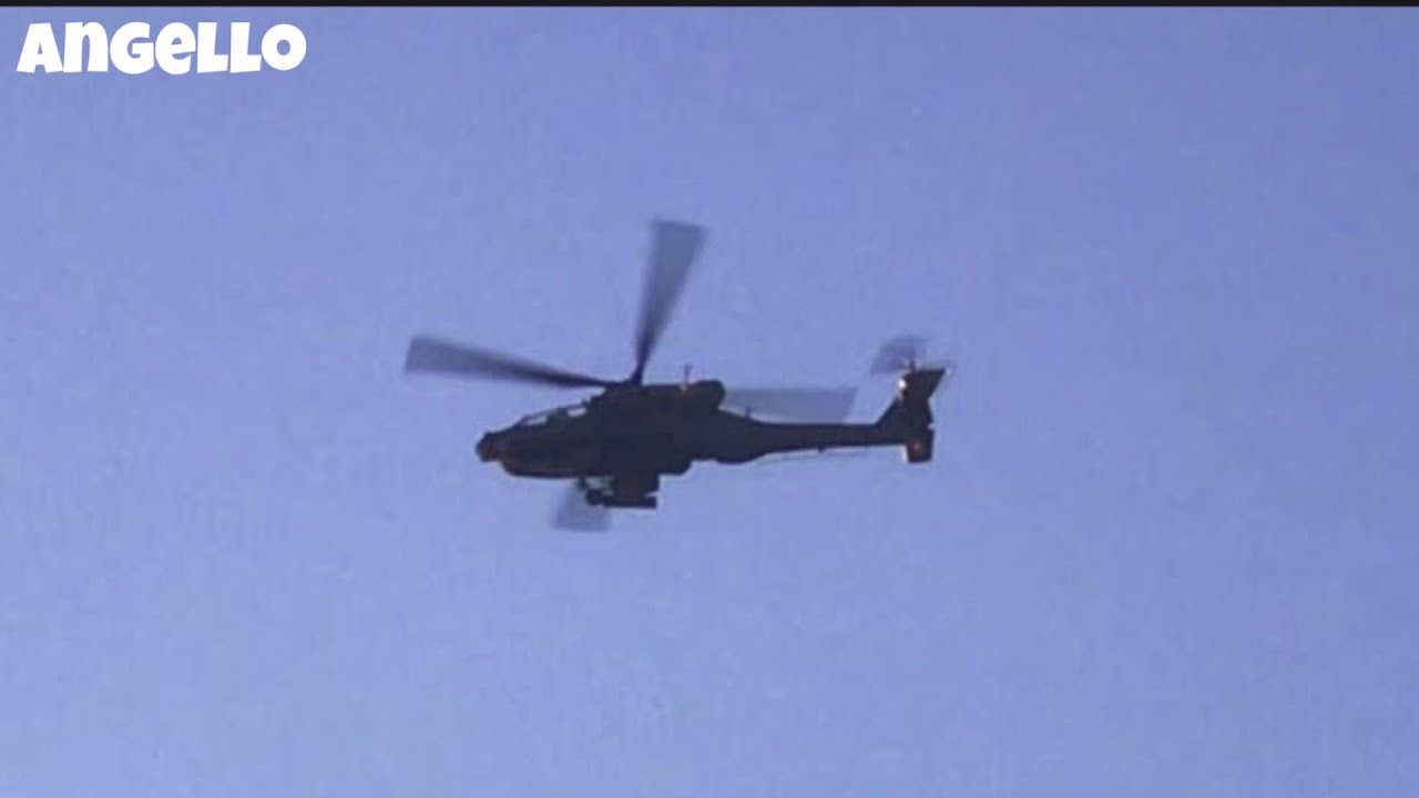 US Army Boeing AH-64 Apache Flyover | Advance, NC, 10/27/22 - YouTube