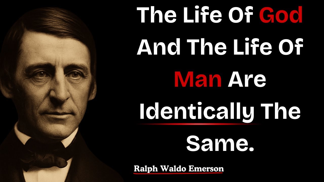 God and Man Are One — What Does That Really Mean? (Ralph Waldo Emerson ...