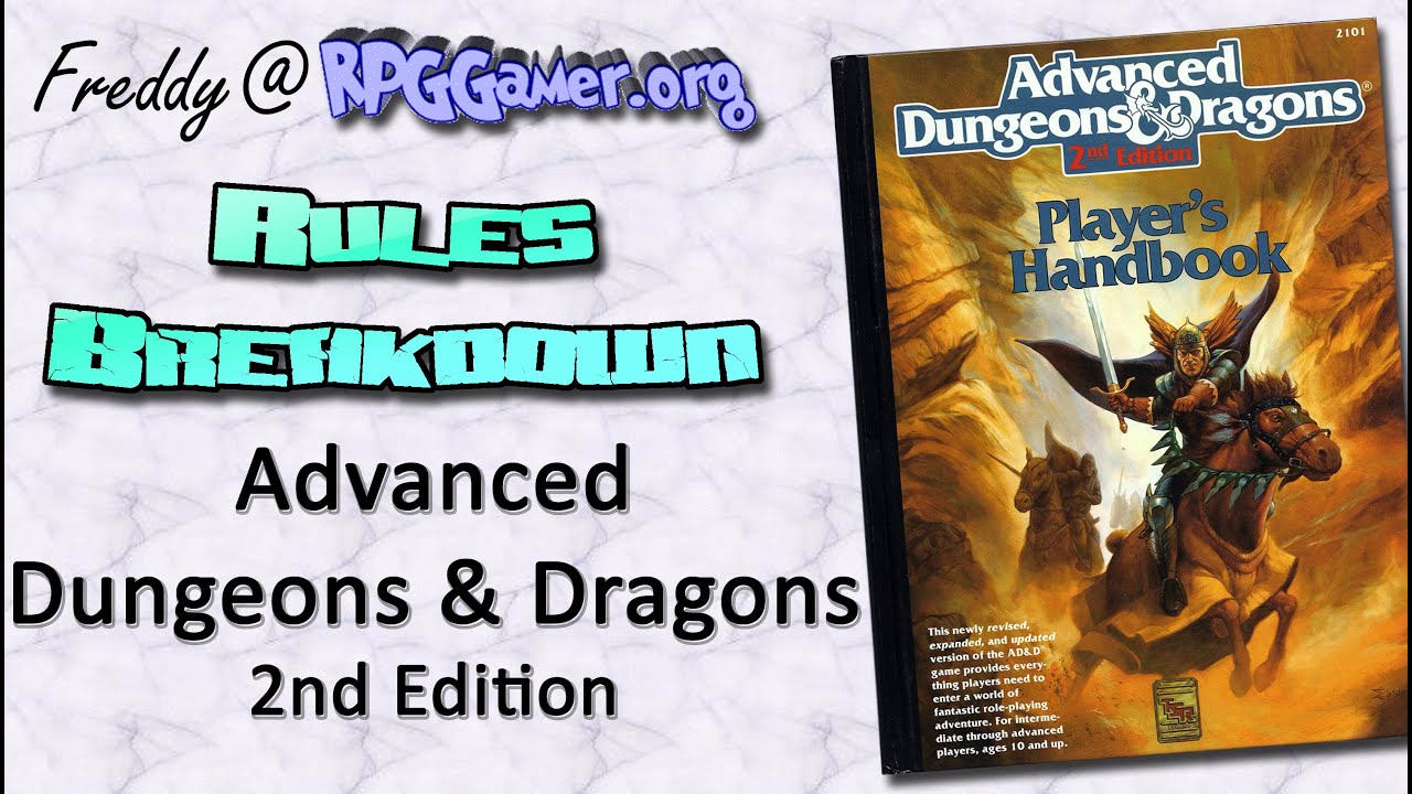 Rules Breakdown: Advanced Dungeons & Dragons 2nd Edition - YouTube
