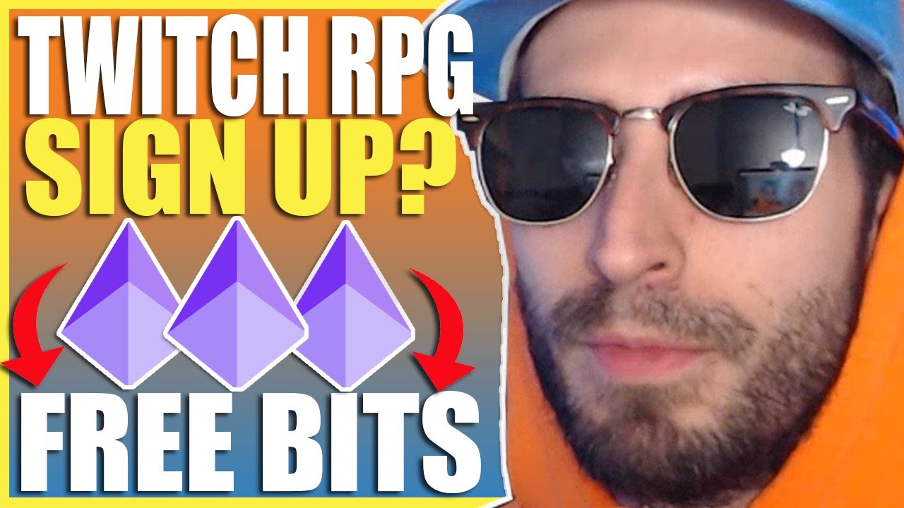 How To Get Free Bits With Rpg Sign Up 18+ | Twitch Cheers - YouTube