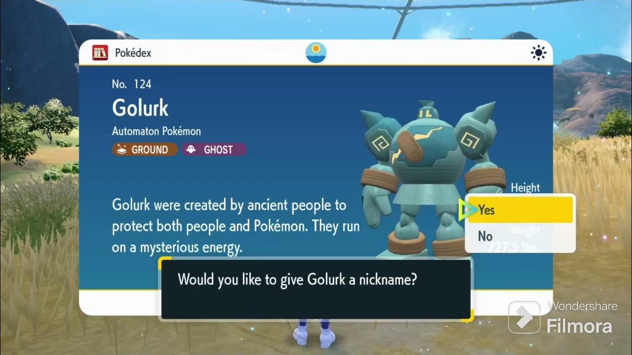 Golurk Pokédex entry - YouTube