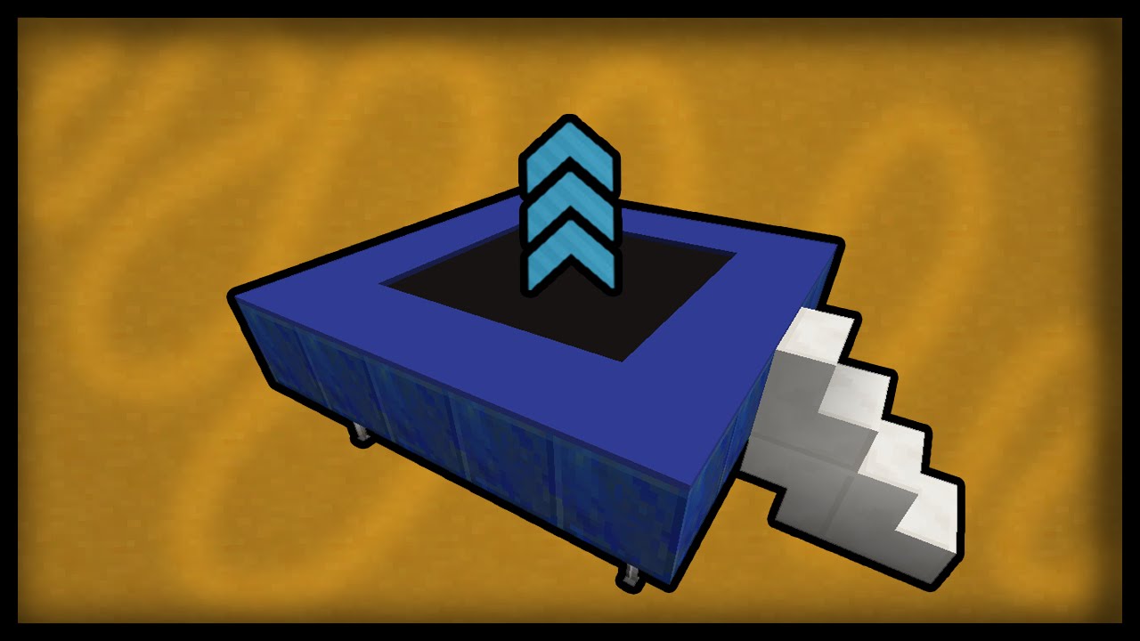 Minecraft: How to make working trampolines - YouTube