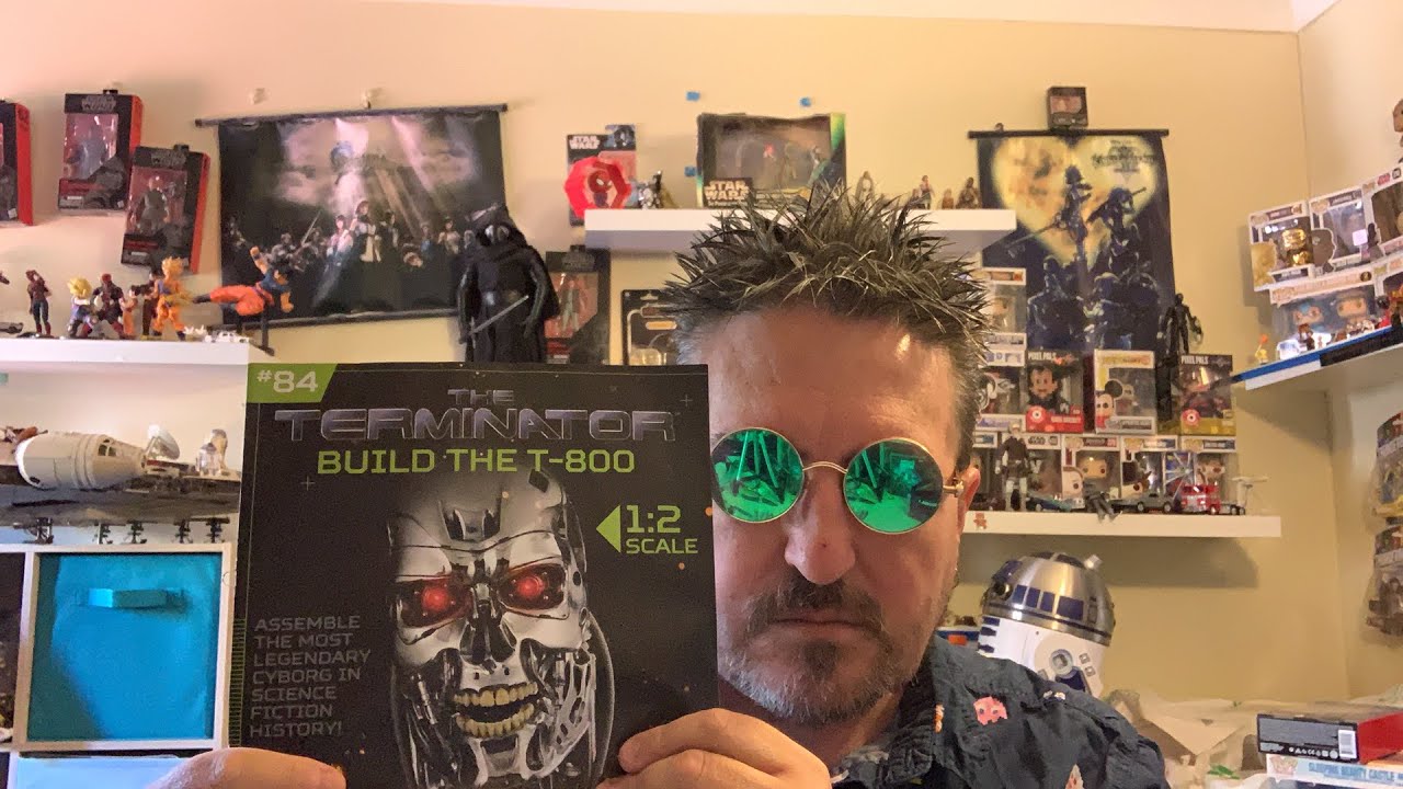 man cave toy figure reviews and r2d2 builds terminator builds - YouTube