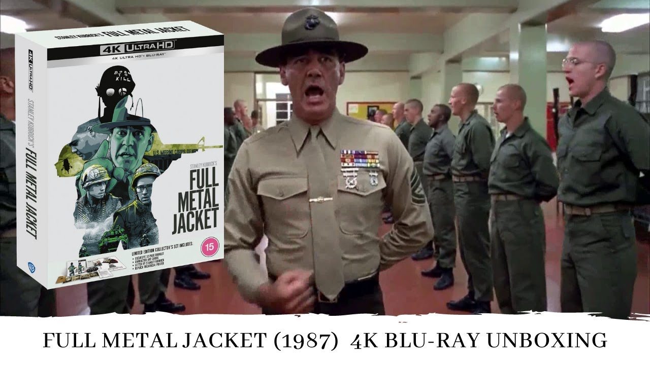 Blu-Ray Unboxing of Full Metal Jacket (1987) 4K UHD | Limited Edition ...