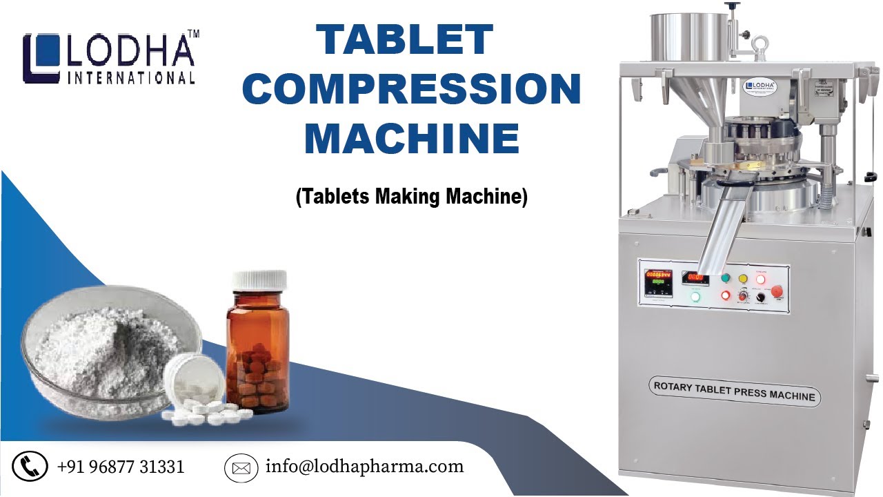 Tablet Compression Machine, Tablet Making Machine - YouTube