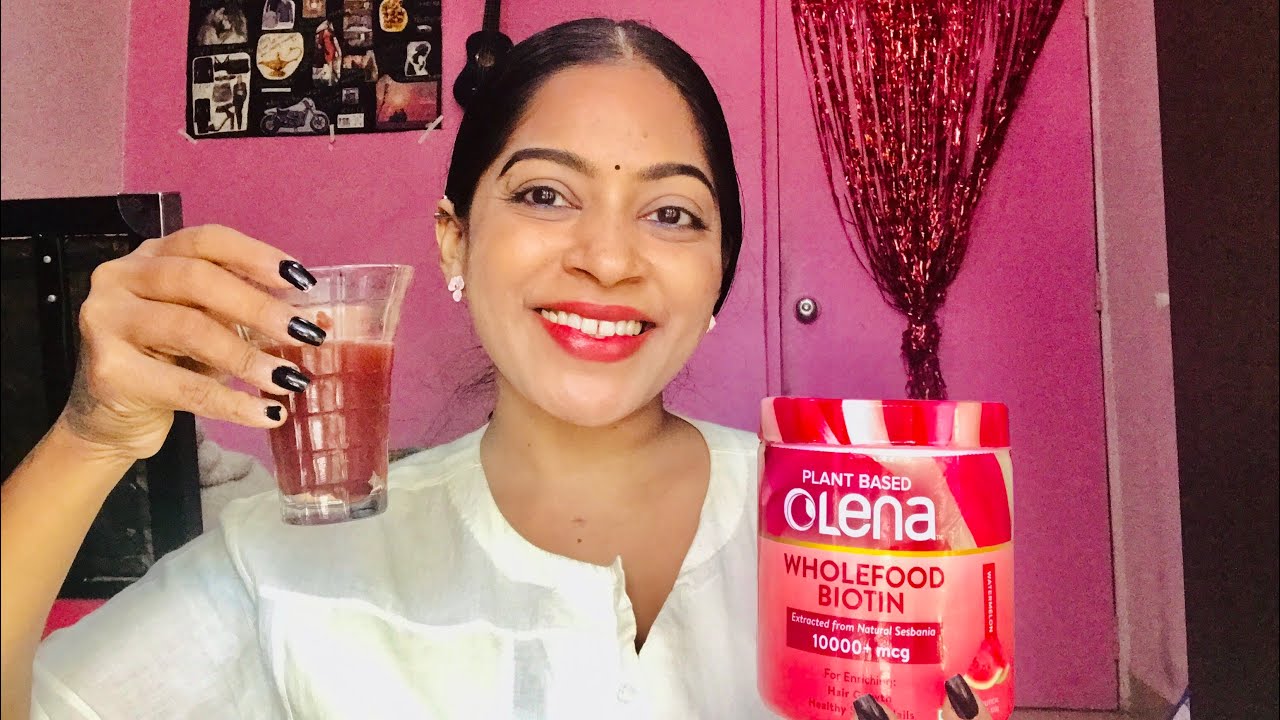 OLENA BIOTIN PLANT BASED FOR HAIR, NAILS AND HEALTHY DIET - YouTube