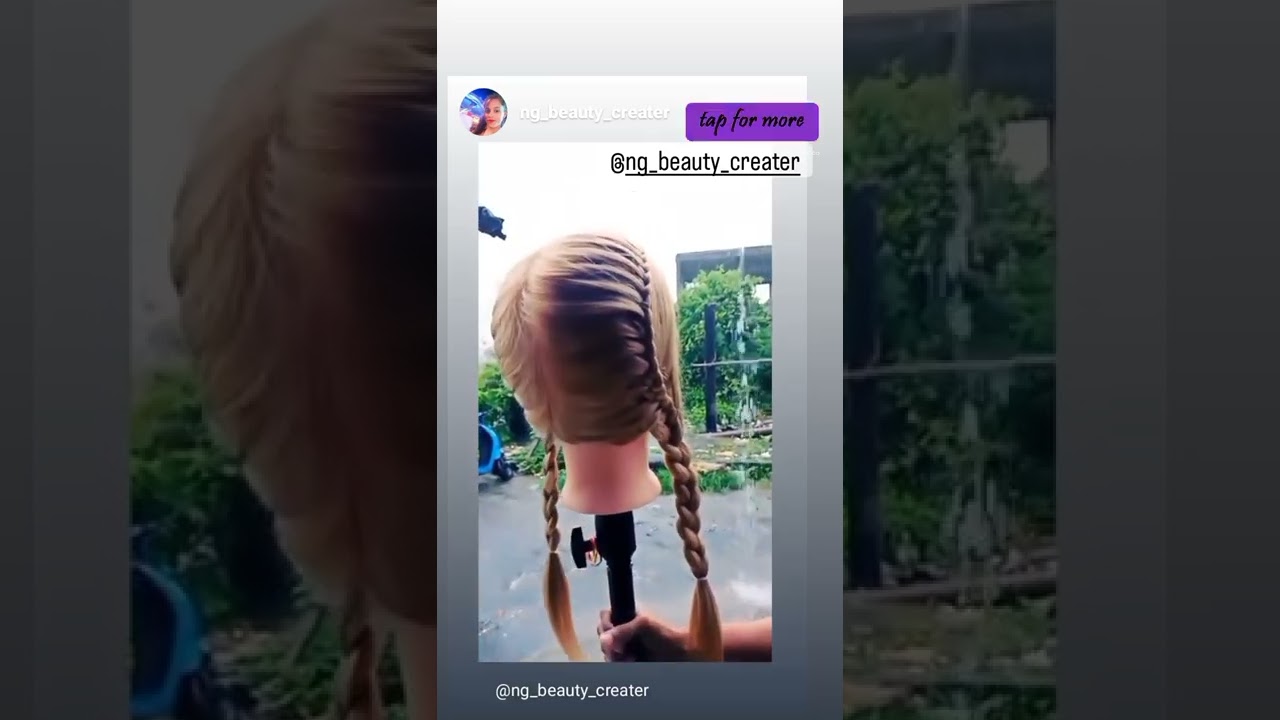 easy hair style on two side - YouTube