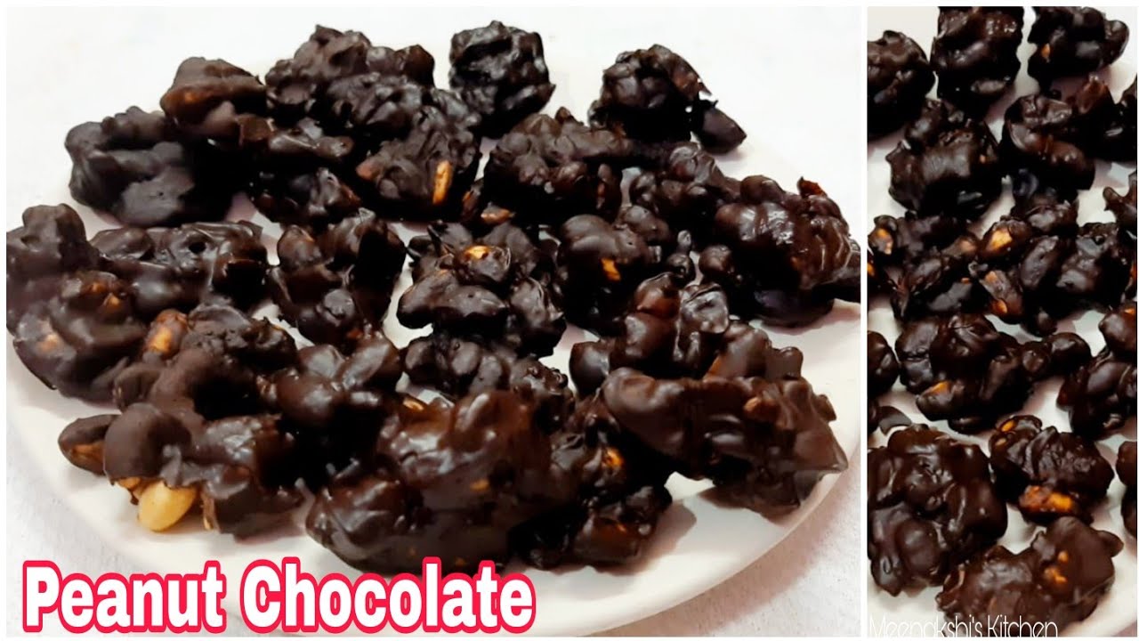 Chocolate Peanut Rocks | Easy Peanut Chocolate | Mungphali ki Chocolate ...