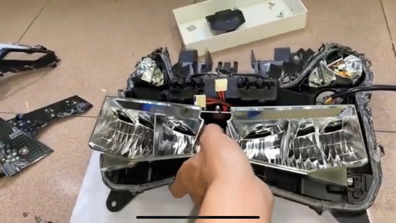 Hướng Dẫn Thay Mạch Đèn Led Xe AB 125/150 2020 2021, TĂNG SÁNG GẤP 3 ...