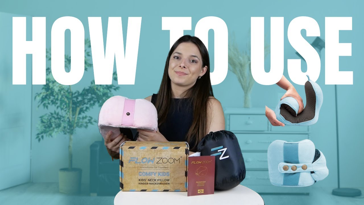 How to use the FLOWZOOM COMFY Kids Pillow - YouTube