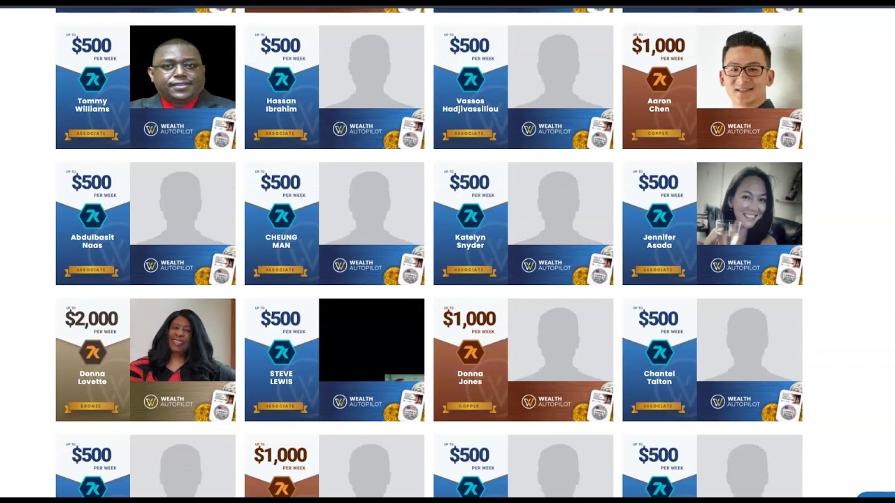 Wealth Autopilot Hall of Fame - YouTube