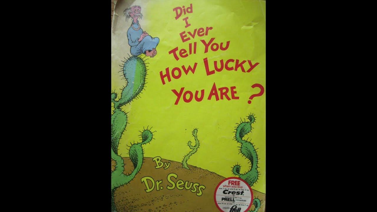 Did I Ever Tell You How Lucky You Are - YouTube